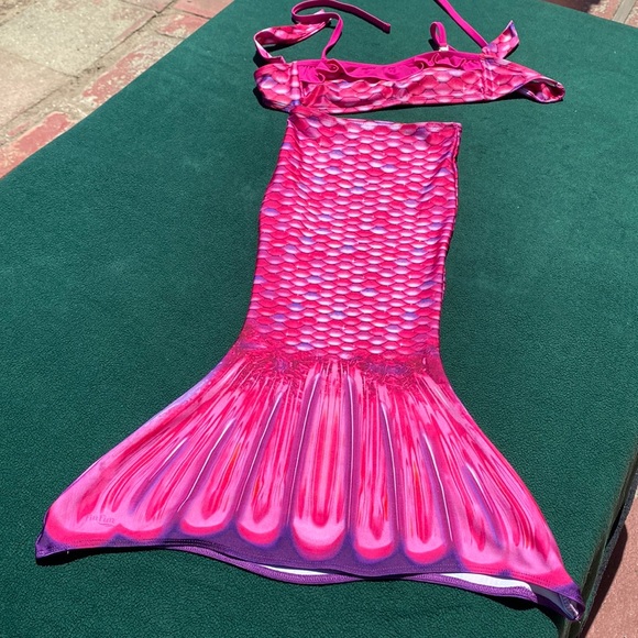 Fin Fun Mermaid | Swim | Fin Fun Mermaid Swimsuit 3 Pieces Altogether ...